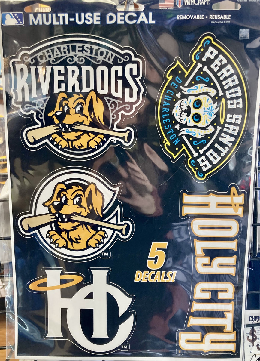 Charleston RiverDogs Logo Decal 5 Pack Set – Charleston RiverDogs ...